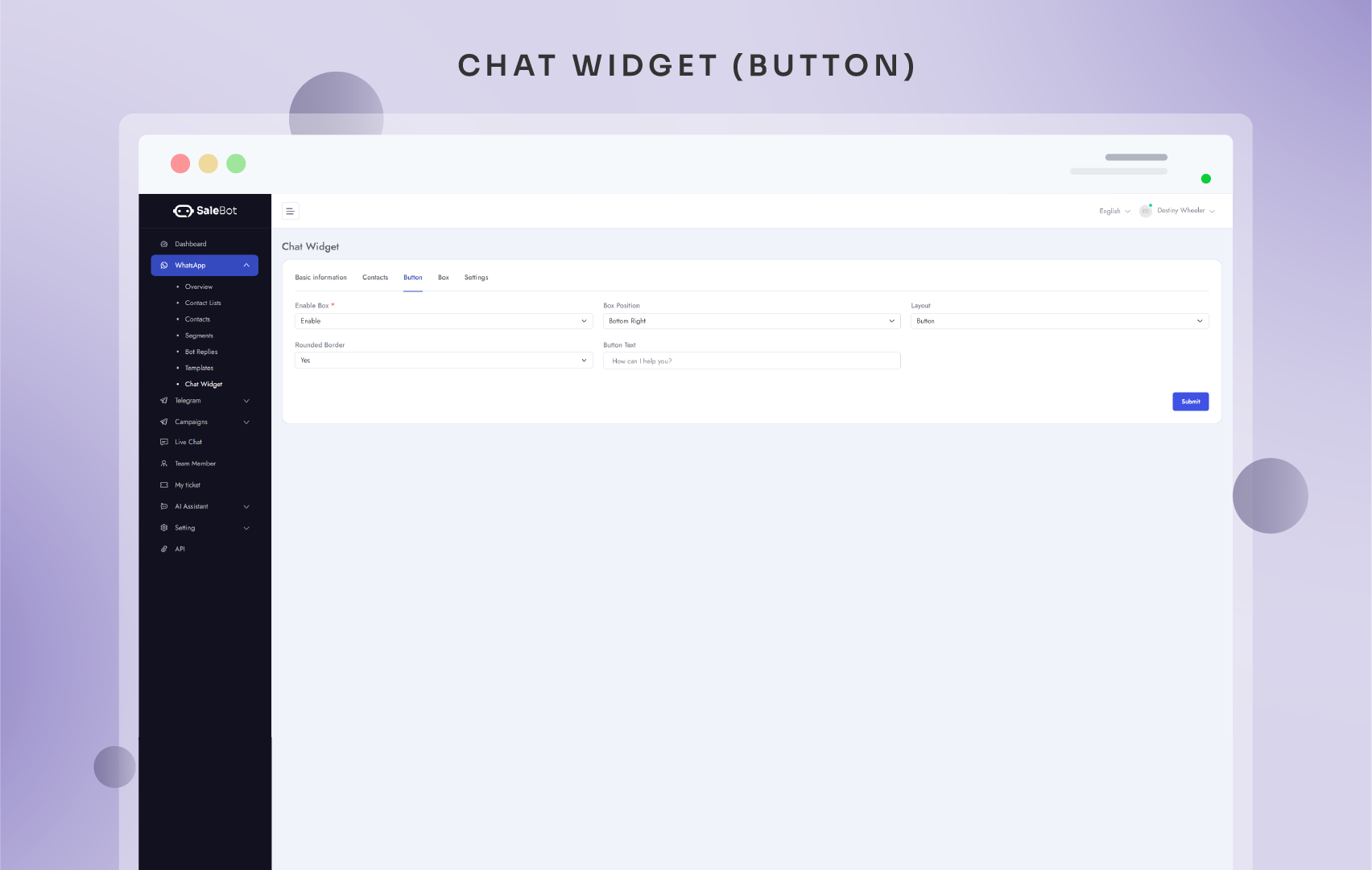 SaleBot Chat Widget Addon by spagreen | CodeCanyon